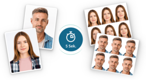 Biometrisches Passbild - 24/7 Online-Generator